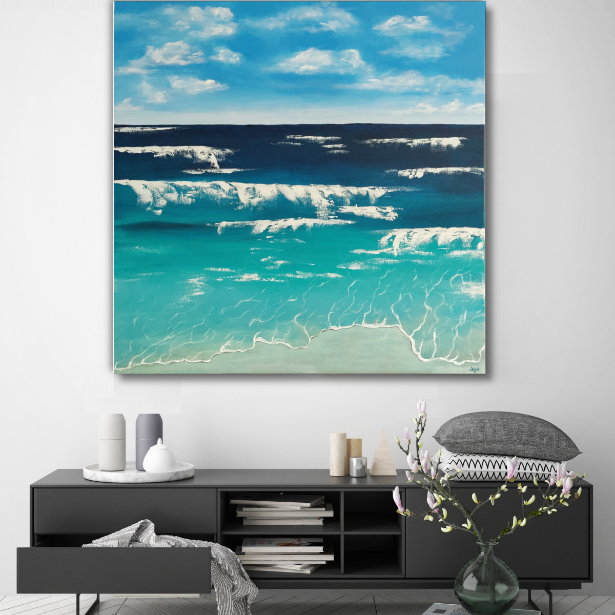 Morze I · ART IS HARD Gallery by Anna Wójcik